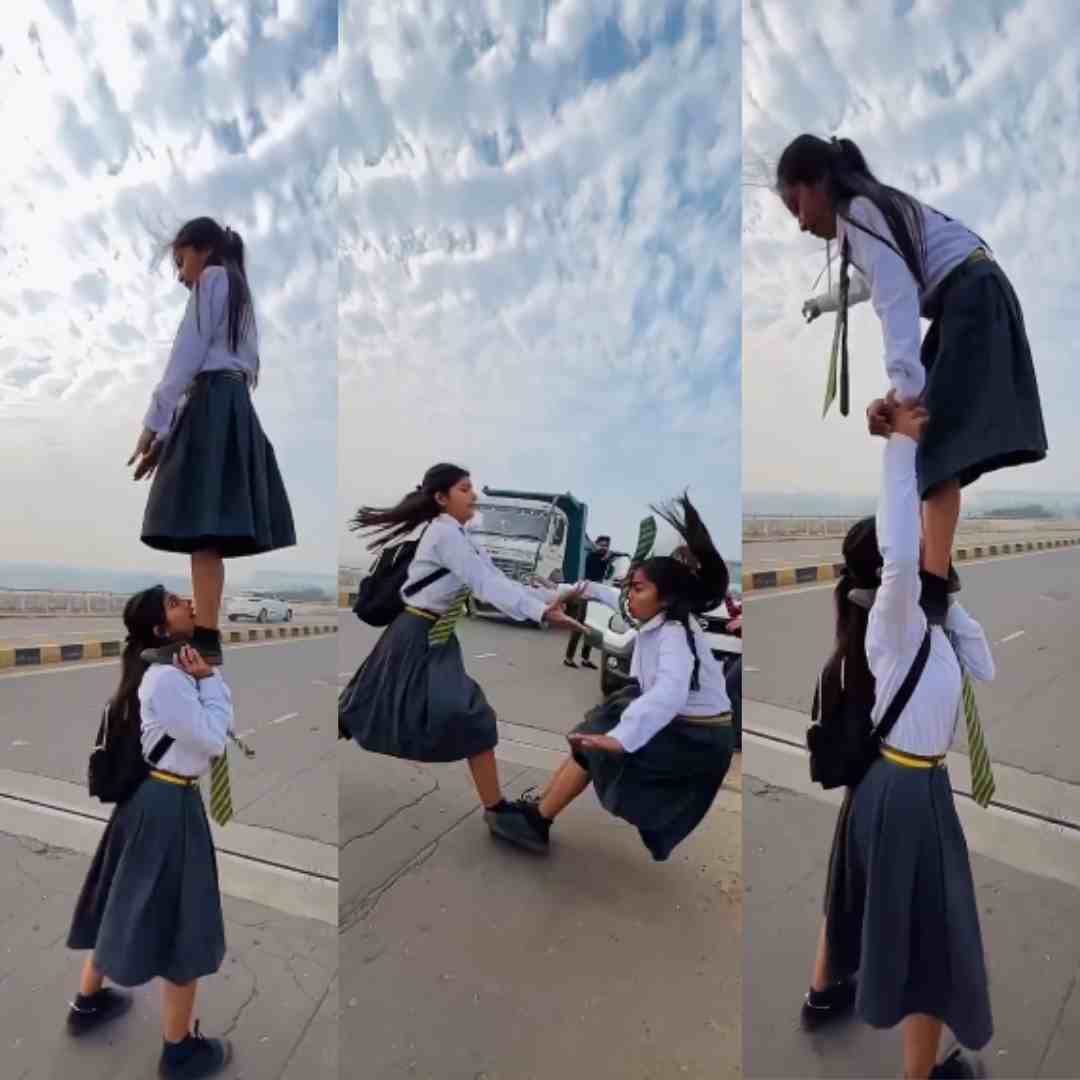 Tragic Stunt Attempt By School Girls Goes Viral